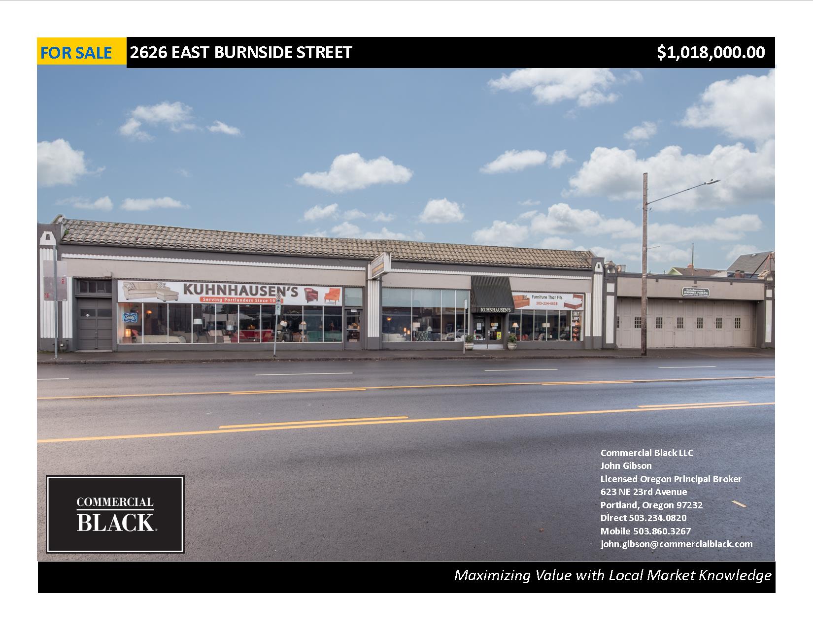 2626 E Burnside Flyer - Commercial Black